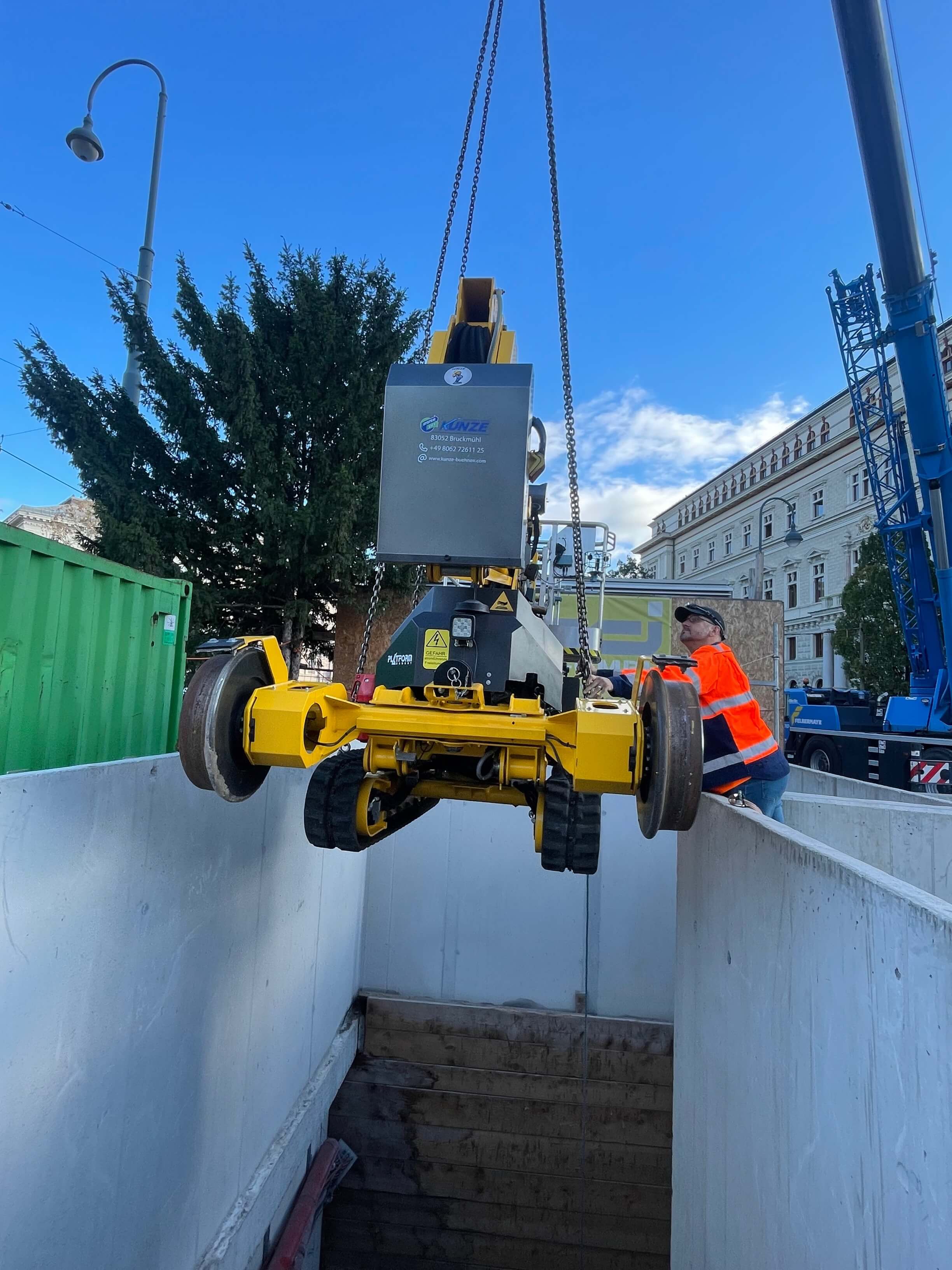 Presseveröffentlichung RR9 im Wiener U-Bahn Tunnel 2023-04-03 | Presse